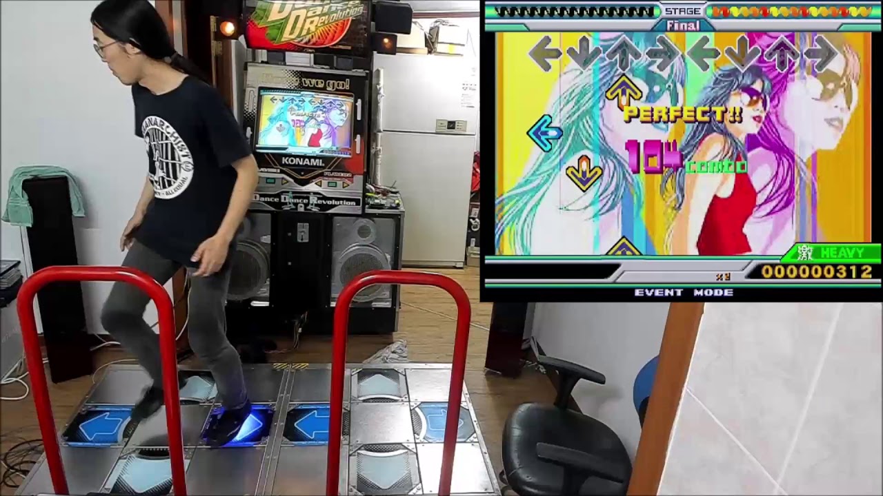 HN!! DDR EXTREME pro Kind Lady DOUBLE HEAVY AAA 33P - YouTube