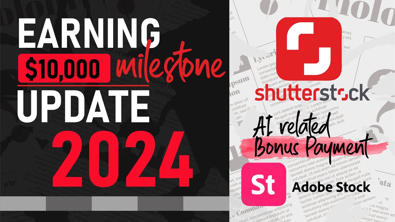 Shutterstock Earning Milestone $10,000 | Adobe Stock Bonus Payment ...