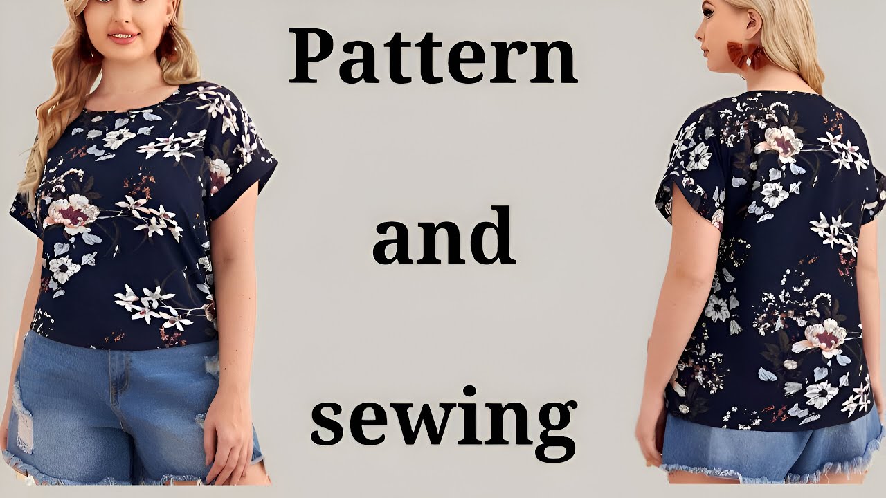How to sew women's clothes?👗 | Pattern making and sewing step by step ...