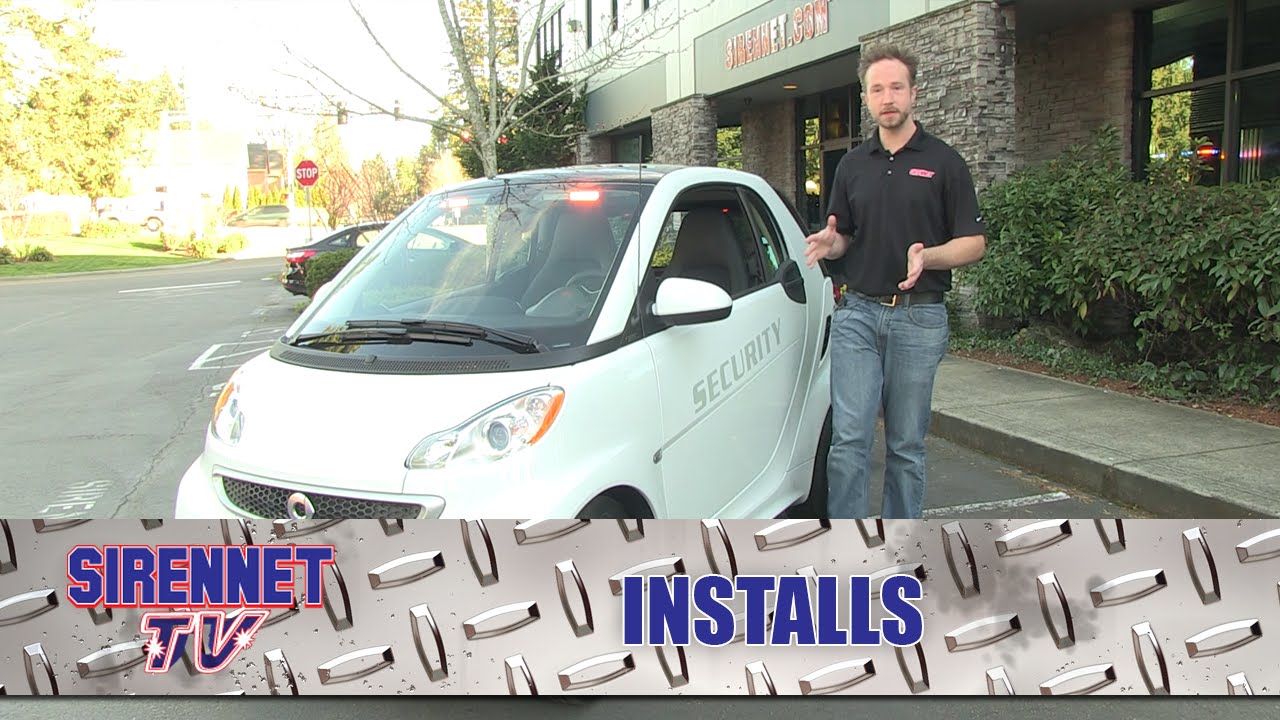 Sirennet turns a Smart Car into a security vehicle - YouTube