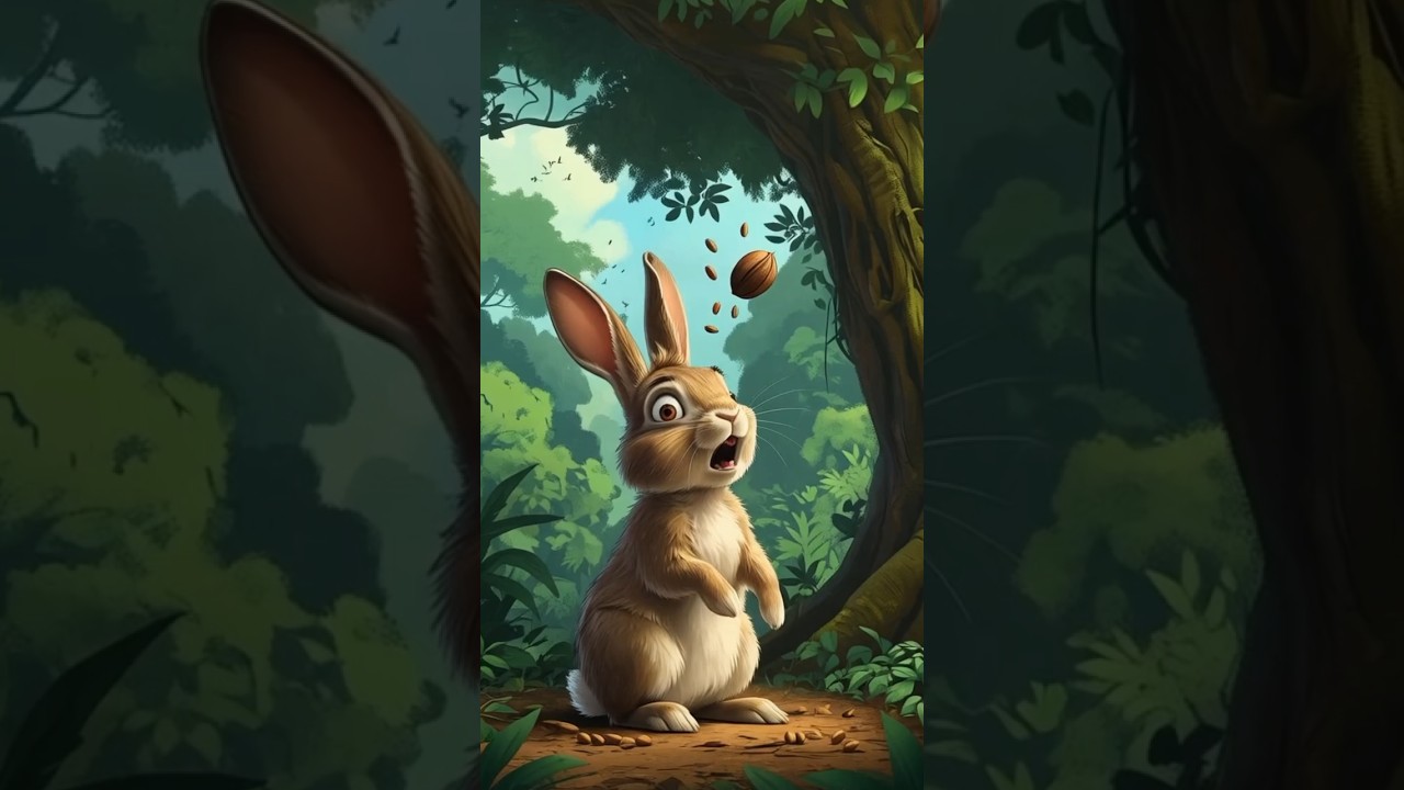 "The Story Foolish Rabbit 🐇 and the Falling Sky" ☁ #ai #story # ...