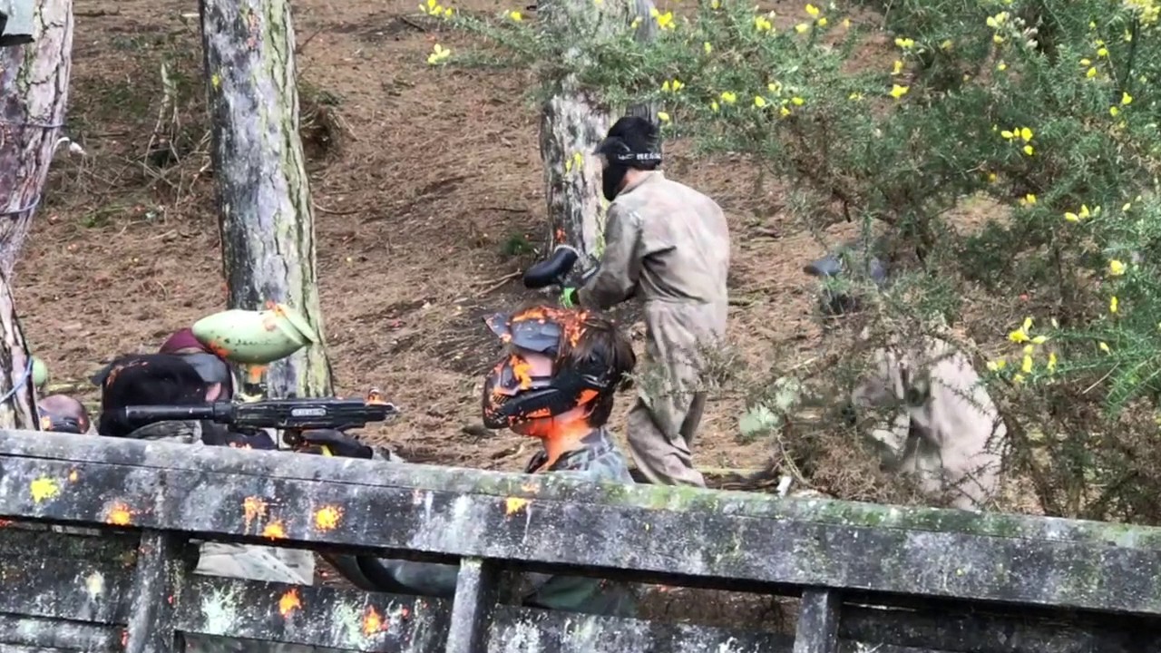 Frontline Paintball Knowsley Merseyside - YouTube