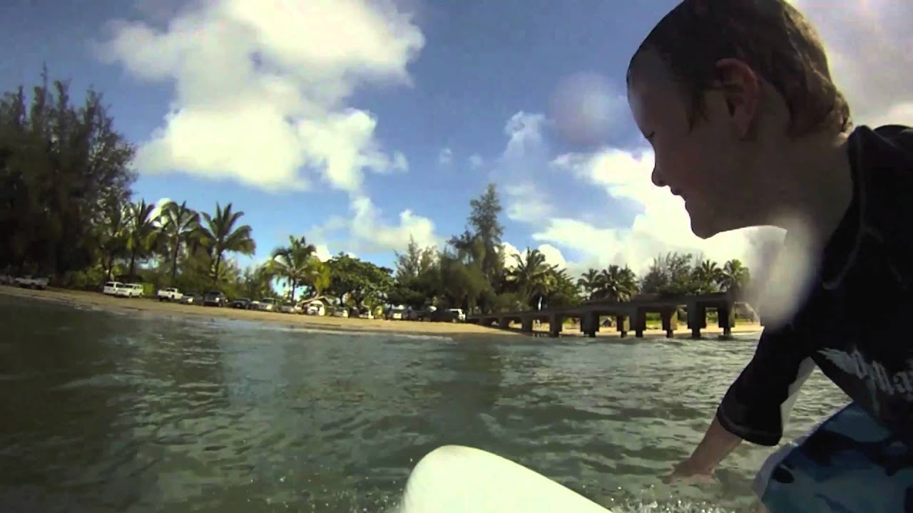 Surf the Pier with Kauai's North Shore Surfing School www ...