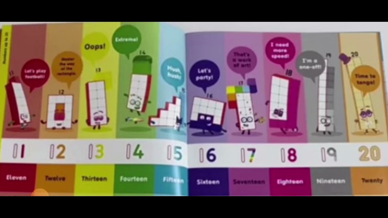 The numberblocks teen numbers part 14 - YouTube