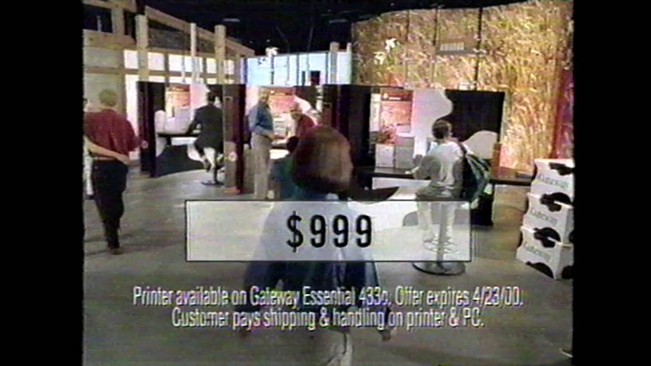 Gateway country computer commercial (Dec 31st 1999) - YouTube