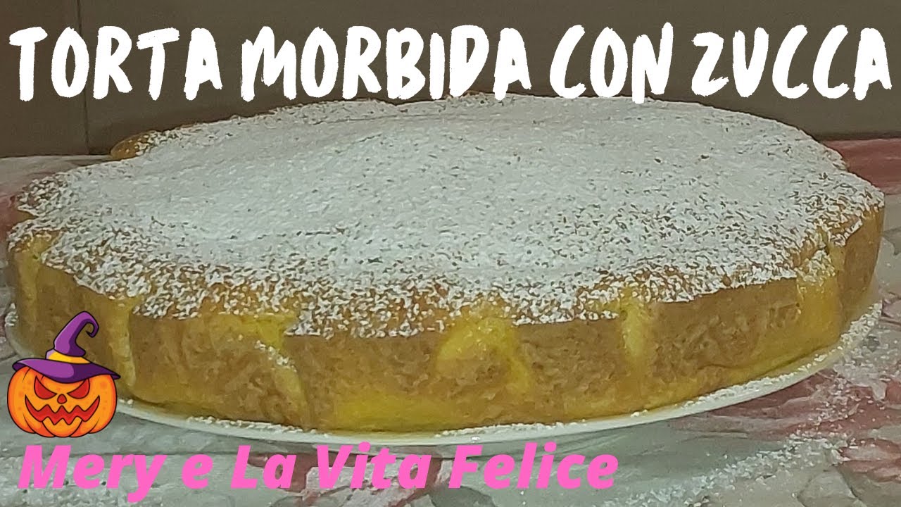 Torta morbida con zucca per Halloween 2024 - YouTube