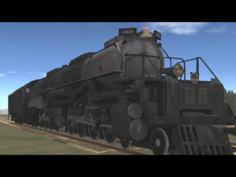 trains and rail yard simulator review: UP big boy - YouTube