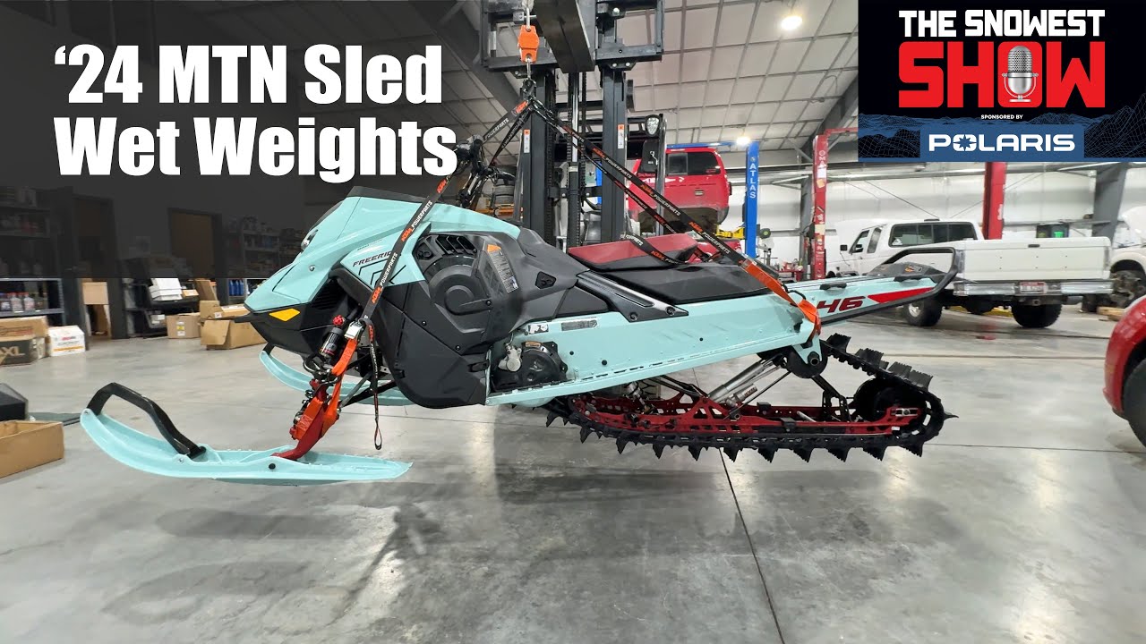 '24 Mtn sled weights revealed, wet weight comparisons of our test fleet ...