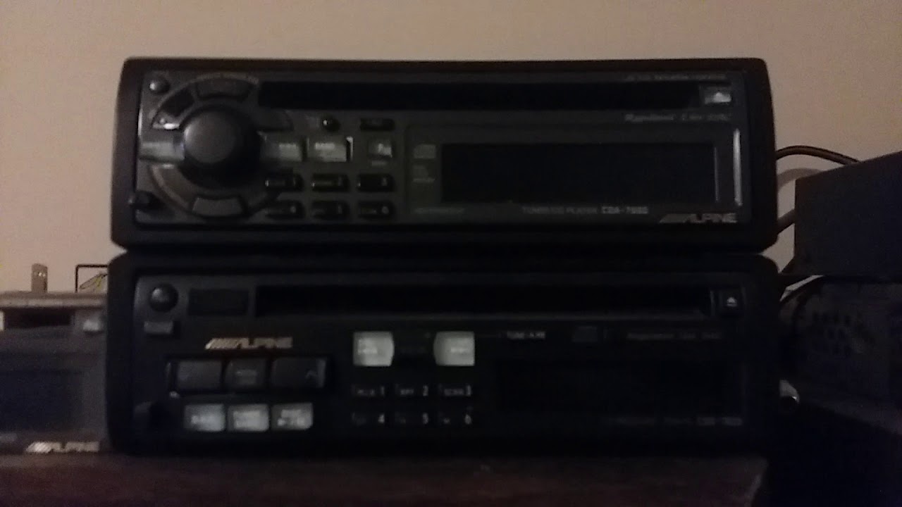Some old school Alpine and Eclipse head units I have laying around and ...