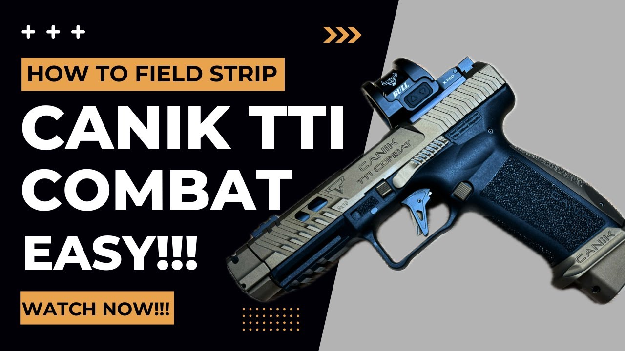 How to Disassemble and Reassemble Canik TTI Combat (Field Strip) - YouTube