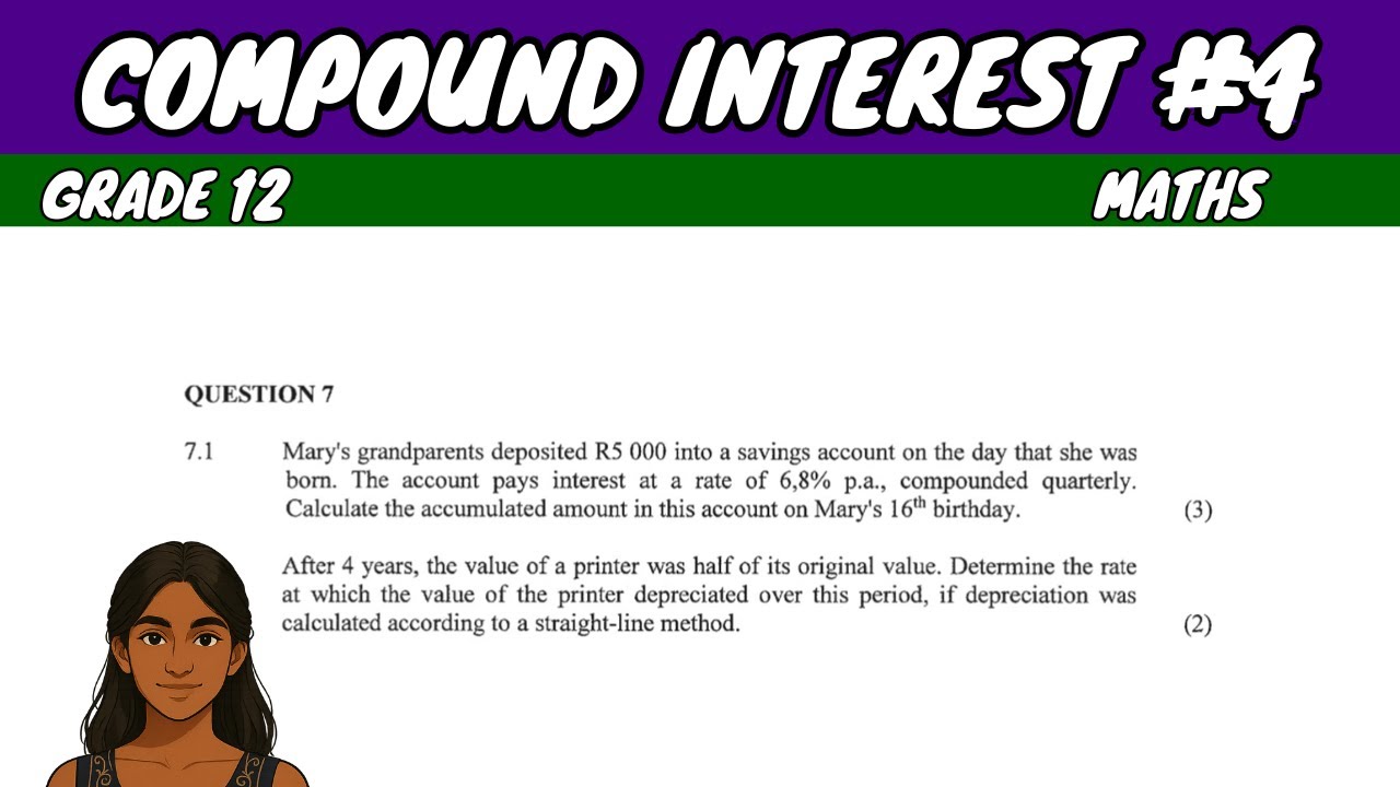Compound Interest #4 | Grade 12 Maths - YouTube