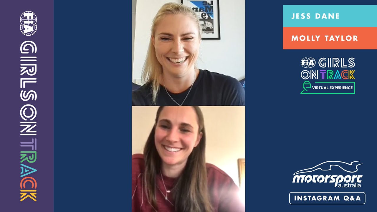 🇦🇺 FIA Girls on Track • Online Q&A • Jess Dane & Molly Taylor - YouTube