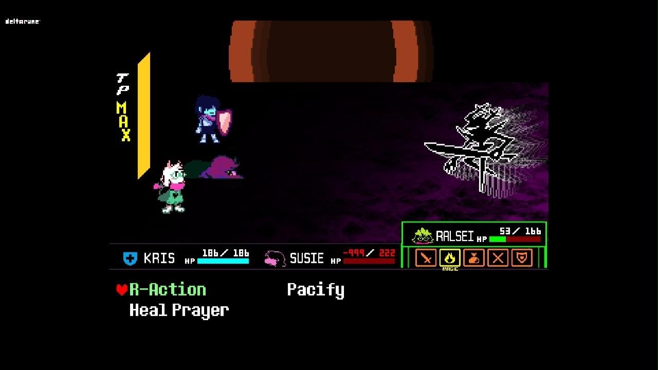 Deltarune PS5 - Roaring Knight Boss Fight - YouTube