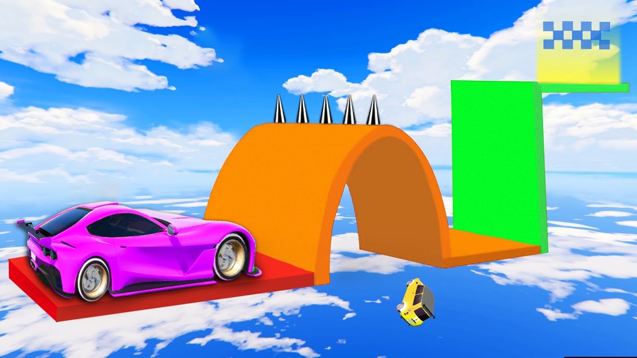 MULTICOLORE PARKOUR ! (GTA Online) - YouTube