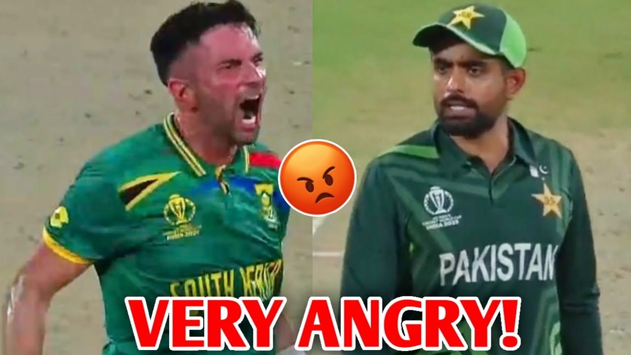 Babar Azam VERY ANGRY! Keshav Maharaj AGGRESSIVE! | Pakistan Vs South ...