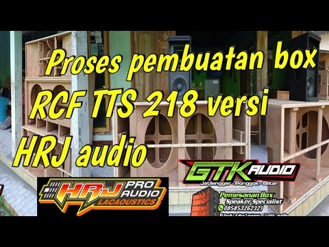 Proses pembuatan box TTS 218 versi HRJ audio || How to make TTS 218 ...