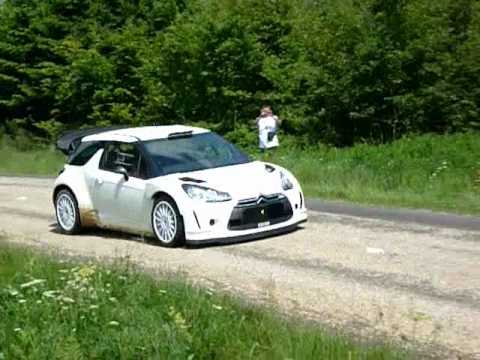 Essais Citroën DS3 WRC - Sébastien Loeb - YouTube