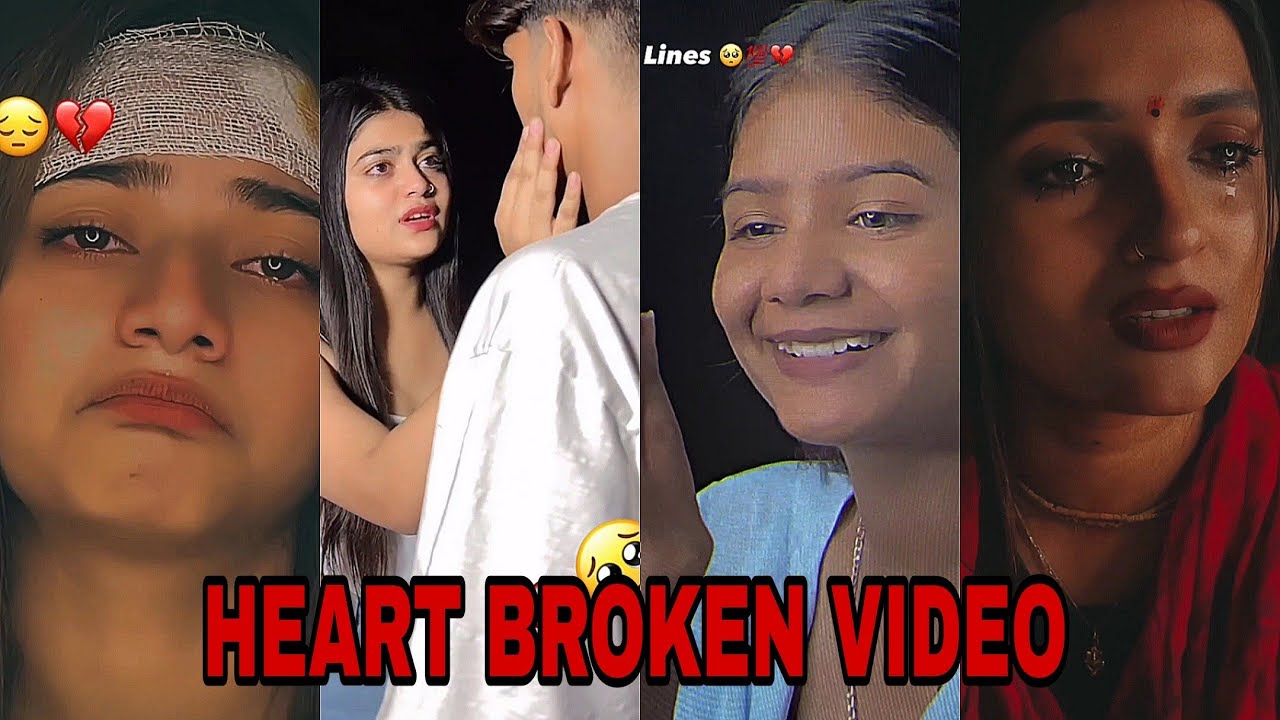 💔Broken Heart Part - 17🥀|| Sad Status || 😭alone girl Video😭| heart ...
