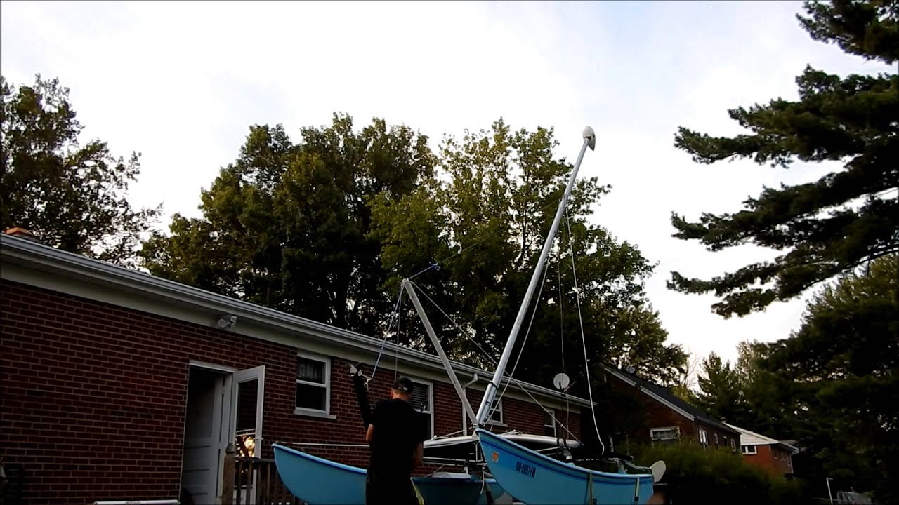 2015 08 28 Hobie 16 Mast Stepper - YouTube