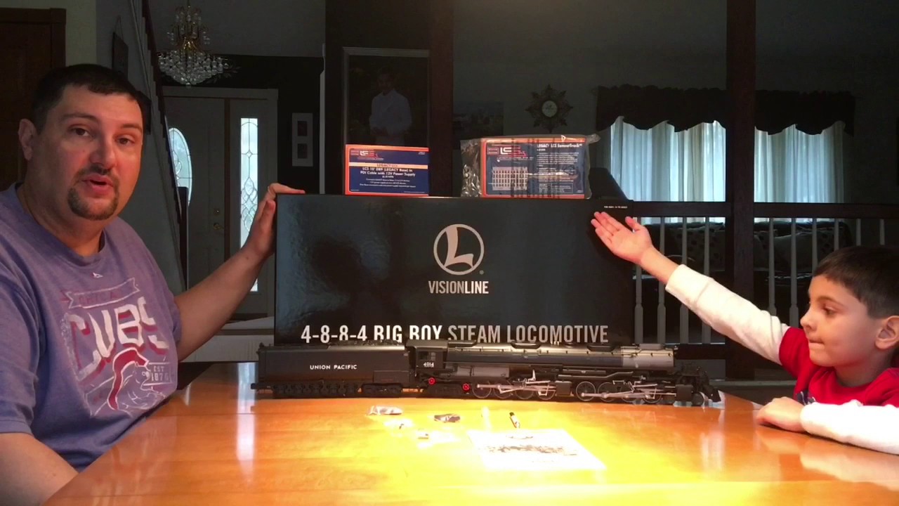 Un-boxing our Brand New Lionel Vision Line Big Boy 4014 part 1. - YouTube