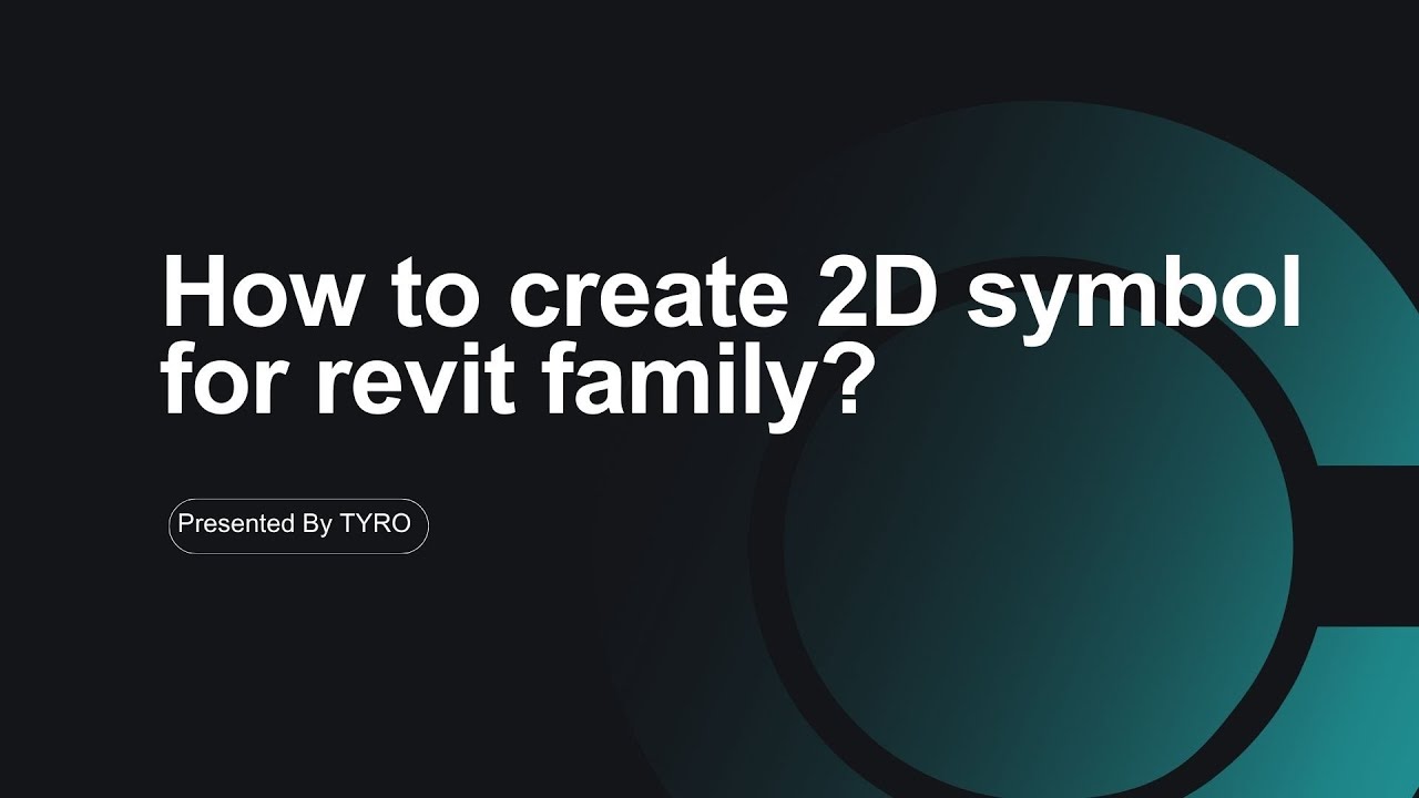 How to create 2D symbol for revit family? - YouTube