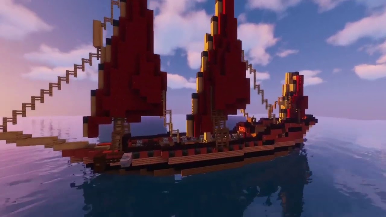 Minecraft French Xebec Le Requin - YouTube
