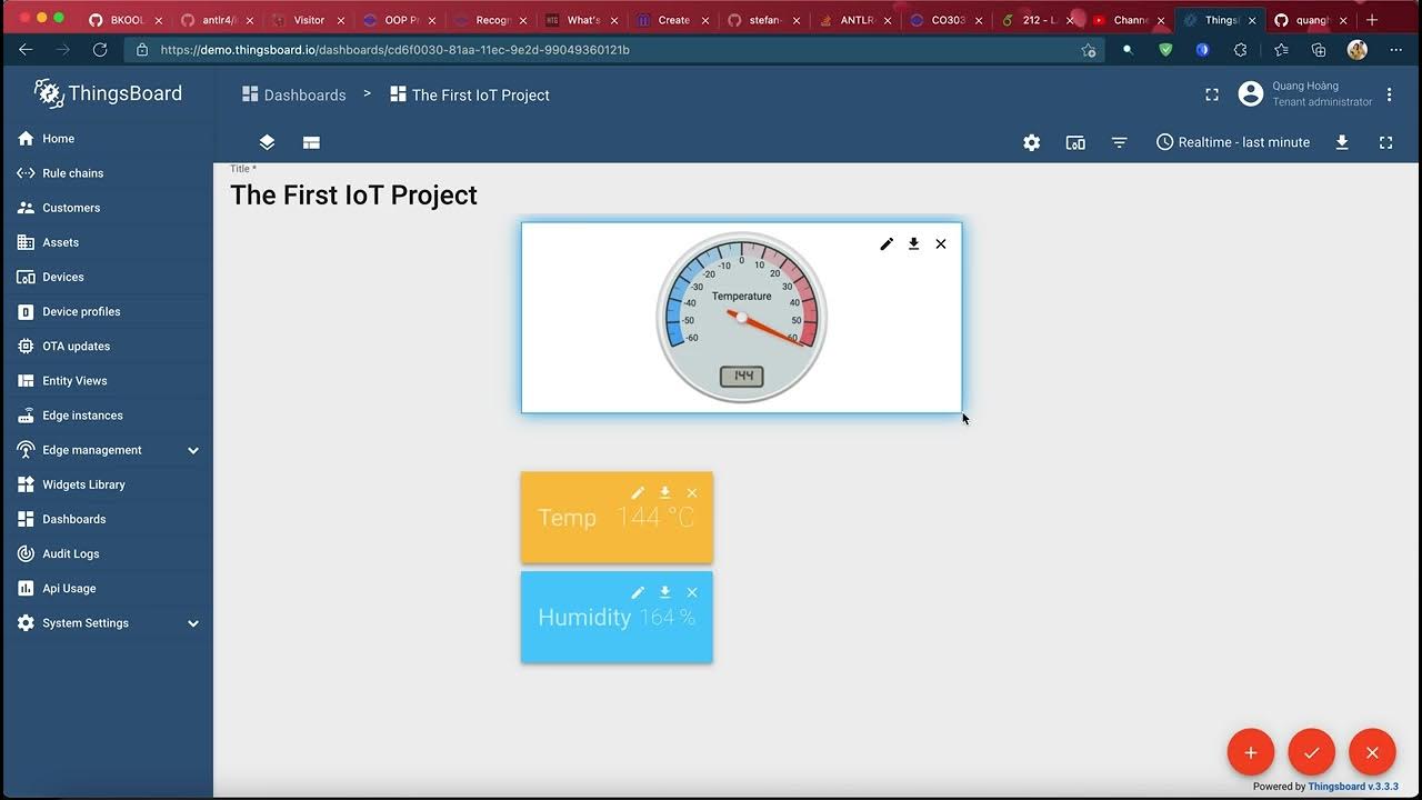 Step 4: Use advanced UI in Thingsboard - YouTube