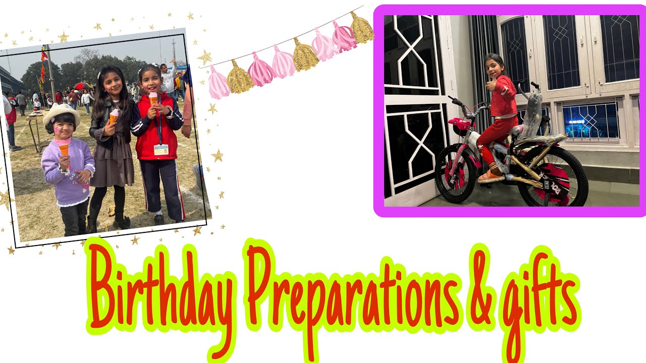 Pre Birthday Preparations | Birthday Gifts - YouTube