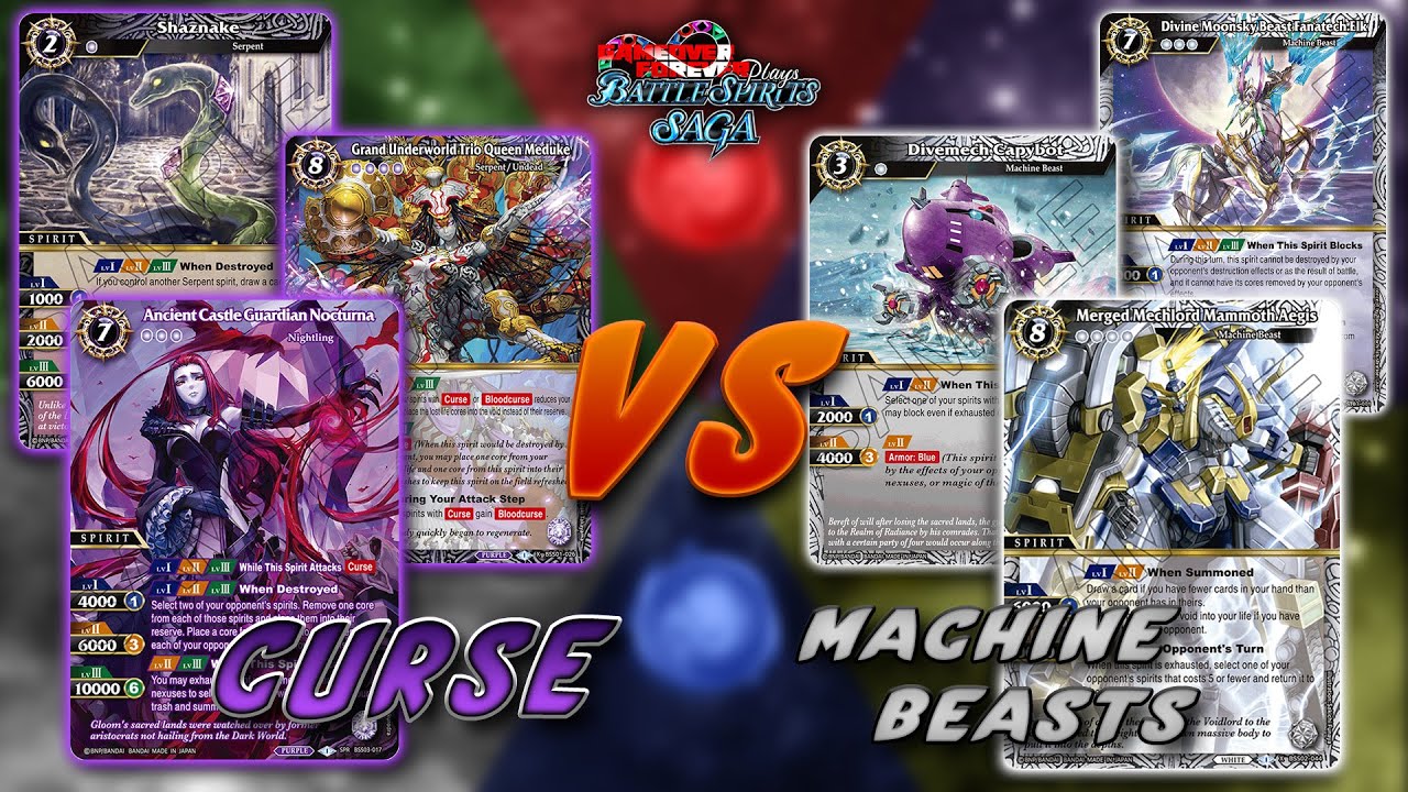 Battle Spirits Saga VS: Followers of Meduke Vs Machine Beasts - YouTube