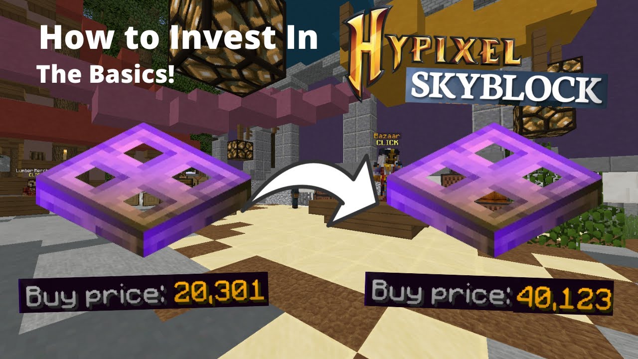How to DOUBLE YOUR MONEY in Hypixel Skyblock! How to Invest! | #232 ...