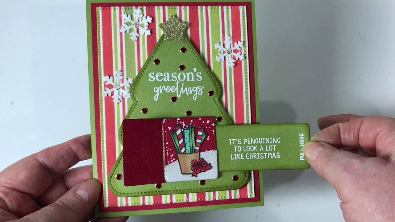 Penguin Flip Slider Card - YouTube