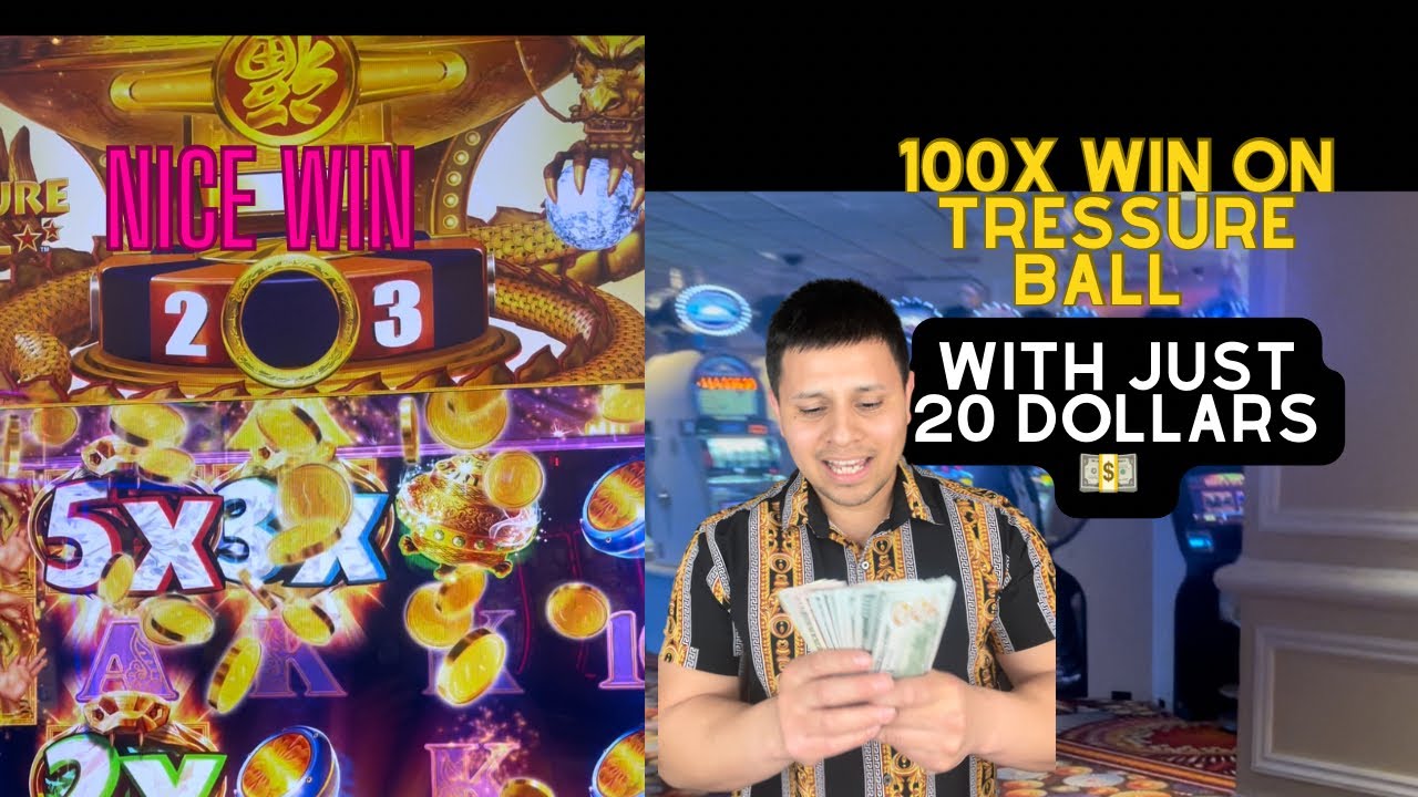 100x my win on treasure ball with just 20 dollars - YouTube