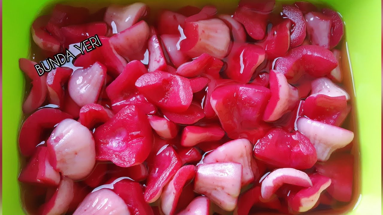 Resep manisan jambu air pakek fanta yang sangat nyegerin/olahan jambu ...