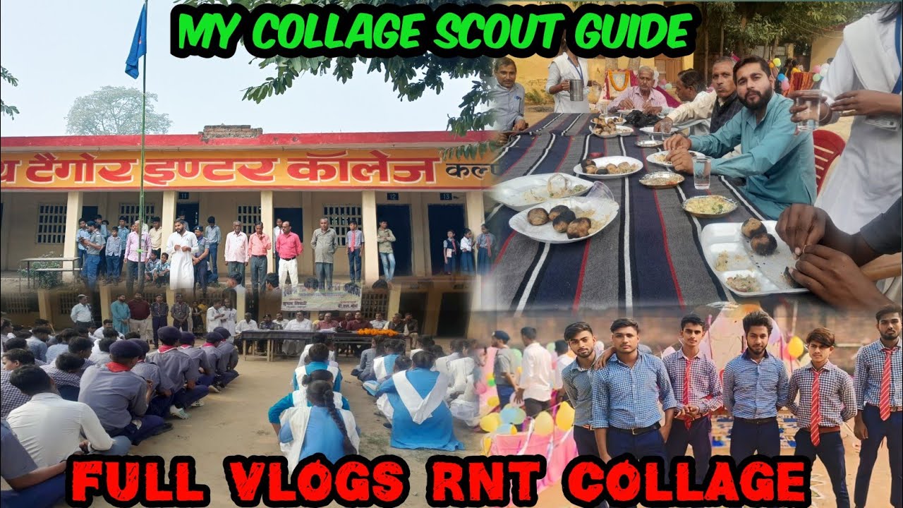 🤩My First Day Of Scout & Guide Training / college vlog 🏫 scout guide camp । scout guide - YouTube