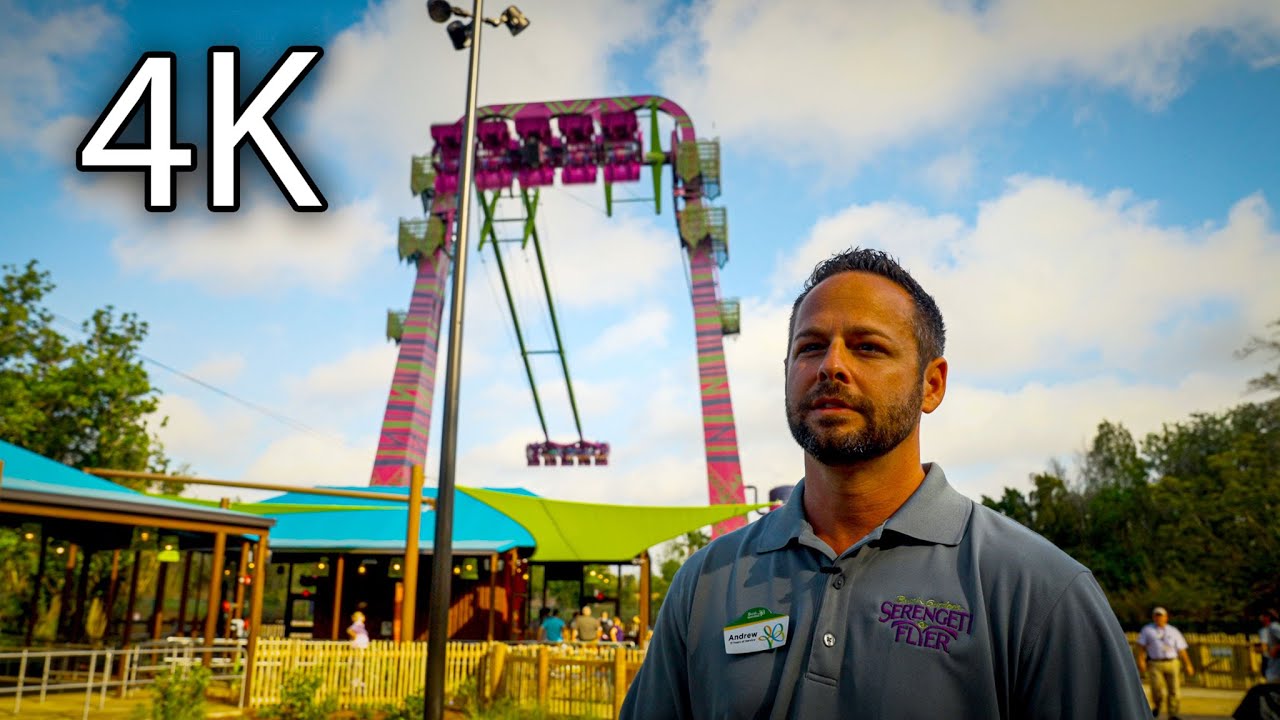 Serengeti Flyer - Andrew Schaffer interview at Busch Gardens Tampa - YouTube