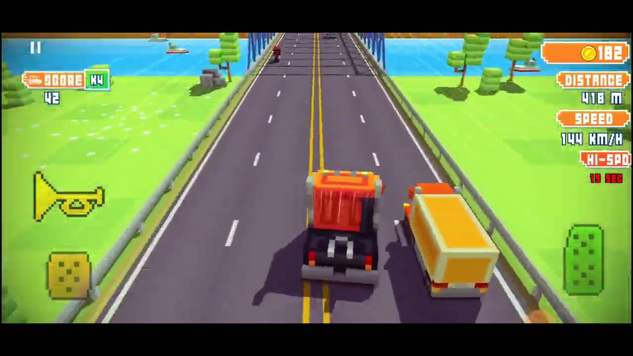 Part 2👉 Blocky Highway Traffic Racing Gameplay - YouTube