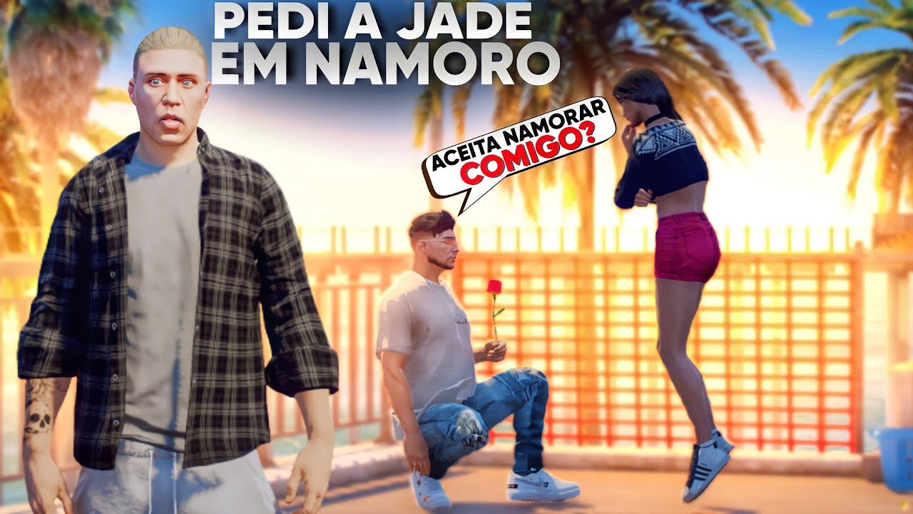 GTA V | VIDA DE JOVEM : PEDI A JADE EM NAMORO! #58 - YouTube