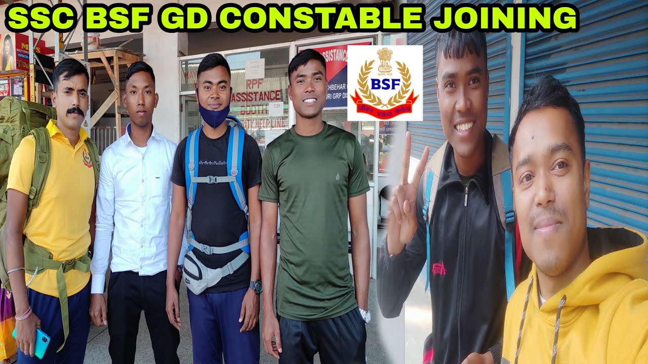 SSC BSF GD CONSTABLE JOINING @Dayal Barman Vlogs - YouTube
