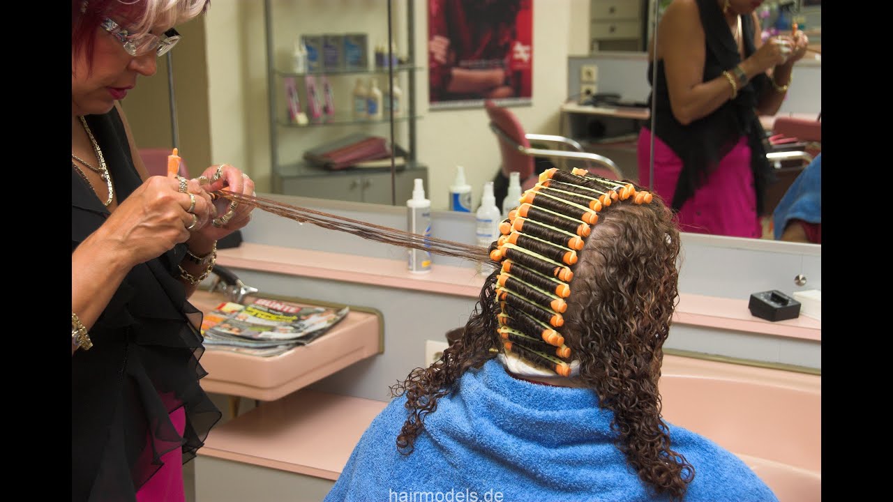 797 Ludmilla Perm Dauerwelle part 4 complete Video - YouTube