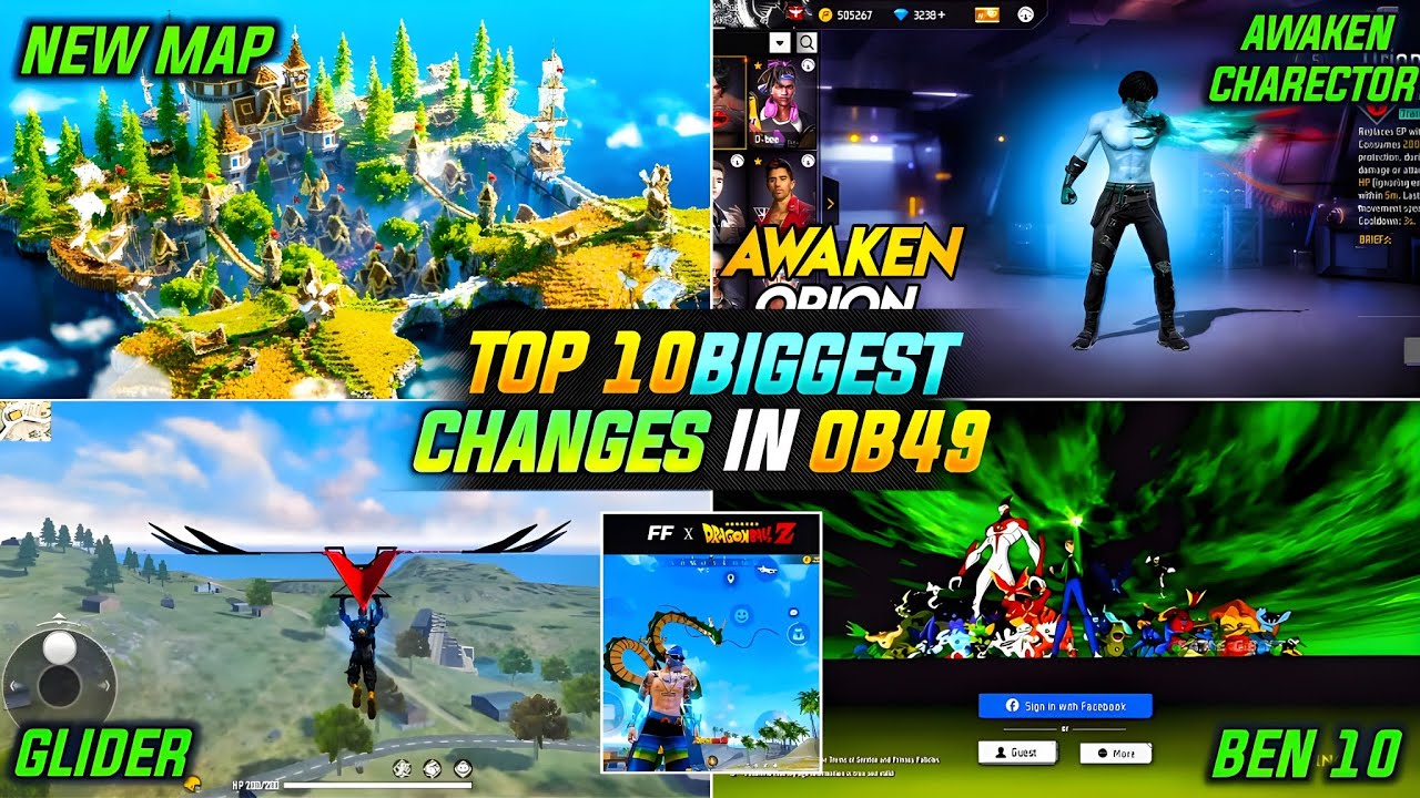 Top New Changes In Ob49 Update 🥳🤯 | Free Fire New Event | Ff New Event ...