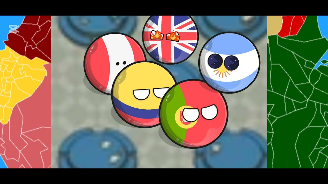 Among us la parte2 countryballs - YouTube