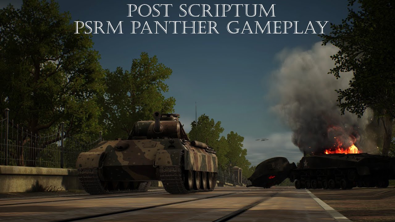 Post Scriptum Tank Event Panther driver/commander POV PSRM - YouTube