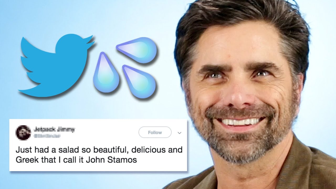 John Stamos Reads Thirst Tweets - YouTube