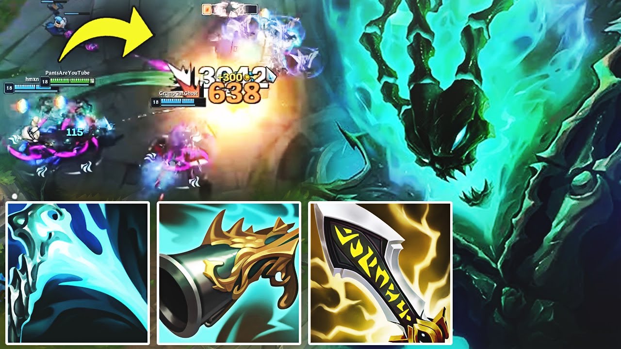 I play Thresh but I actually 1 shot you with an auto attack (100% CRIT ...