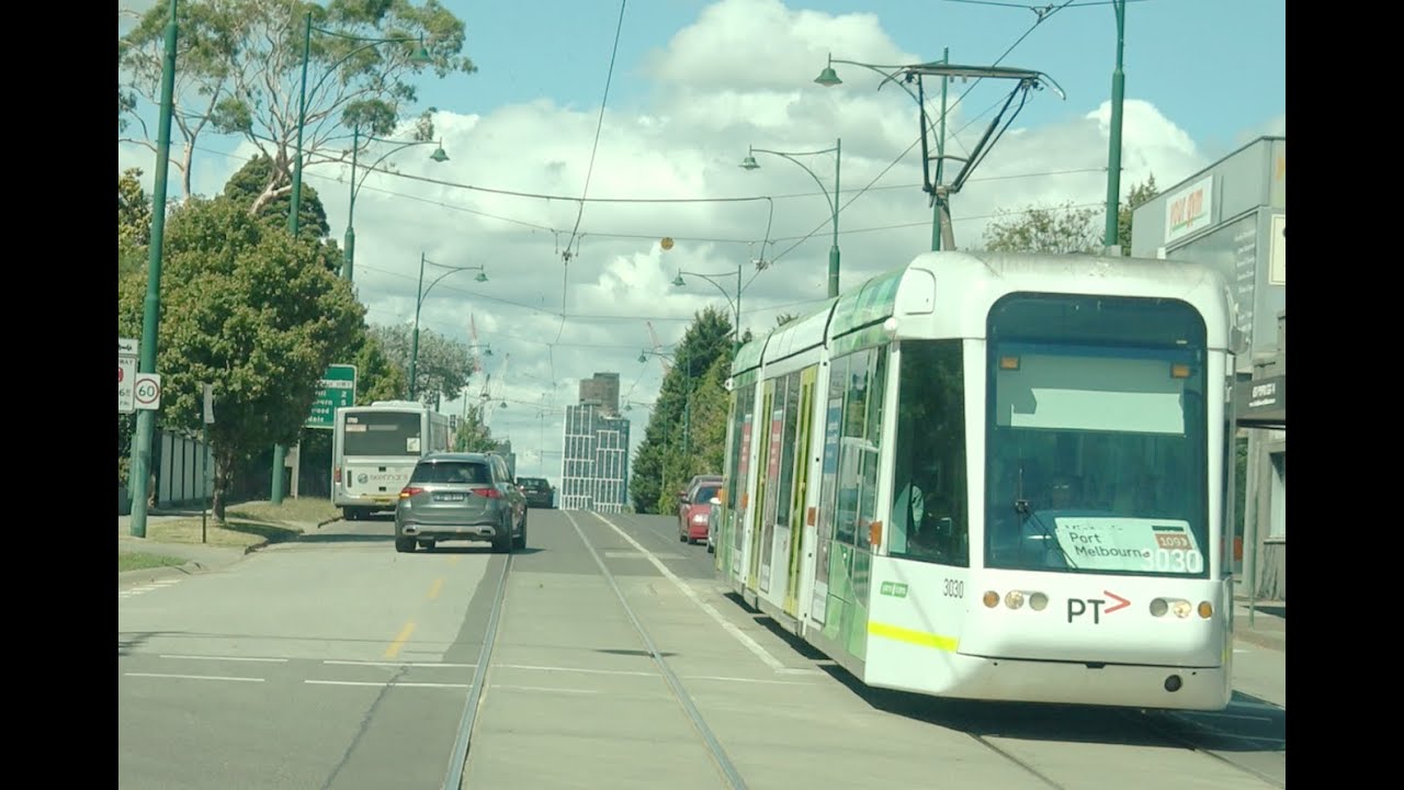 Driver's View Tram 109 Kew Depot to Box Hill Melbourne - YouTube