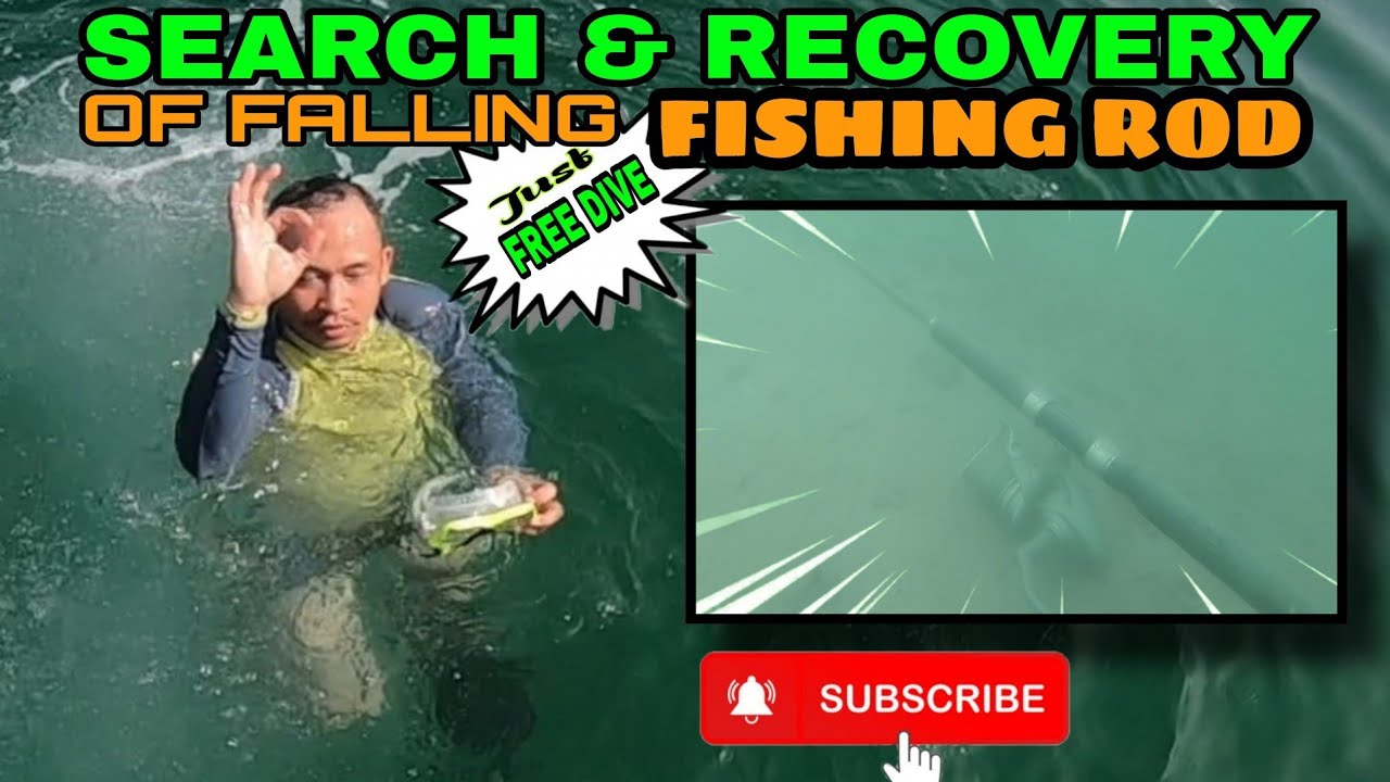 SEARCH & RECOVERY OF FALLING FISHING ROD - YouTube