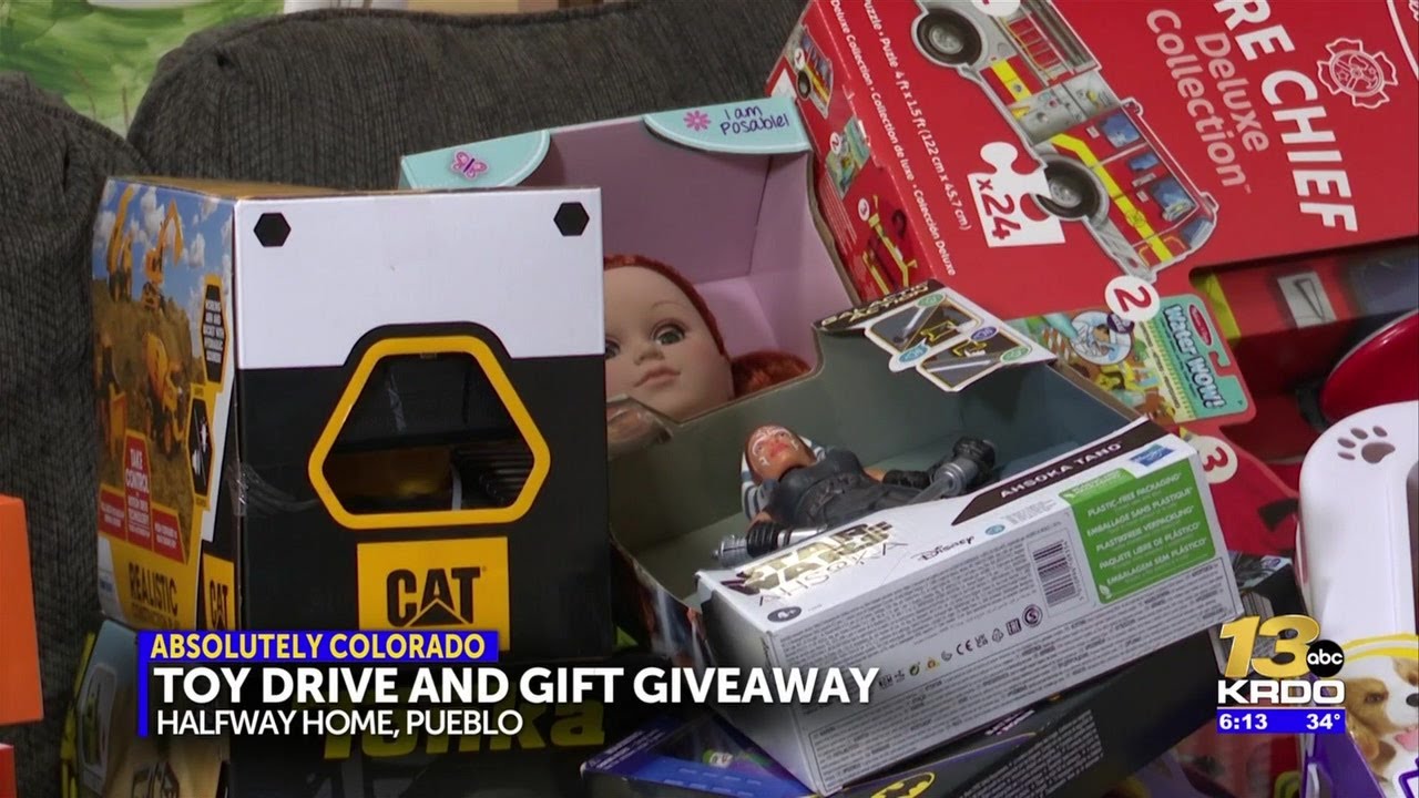 ‘Halfway Home Pueblo’ exceeds toy drive donation goal - YouTube