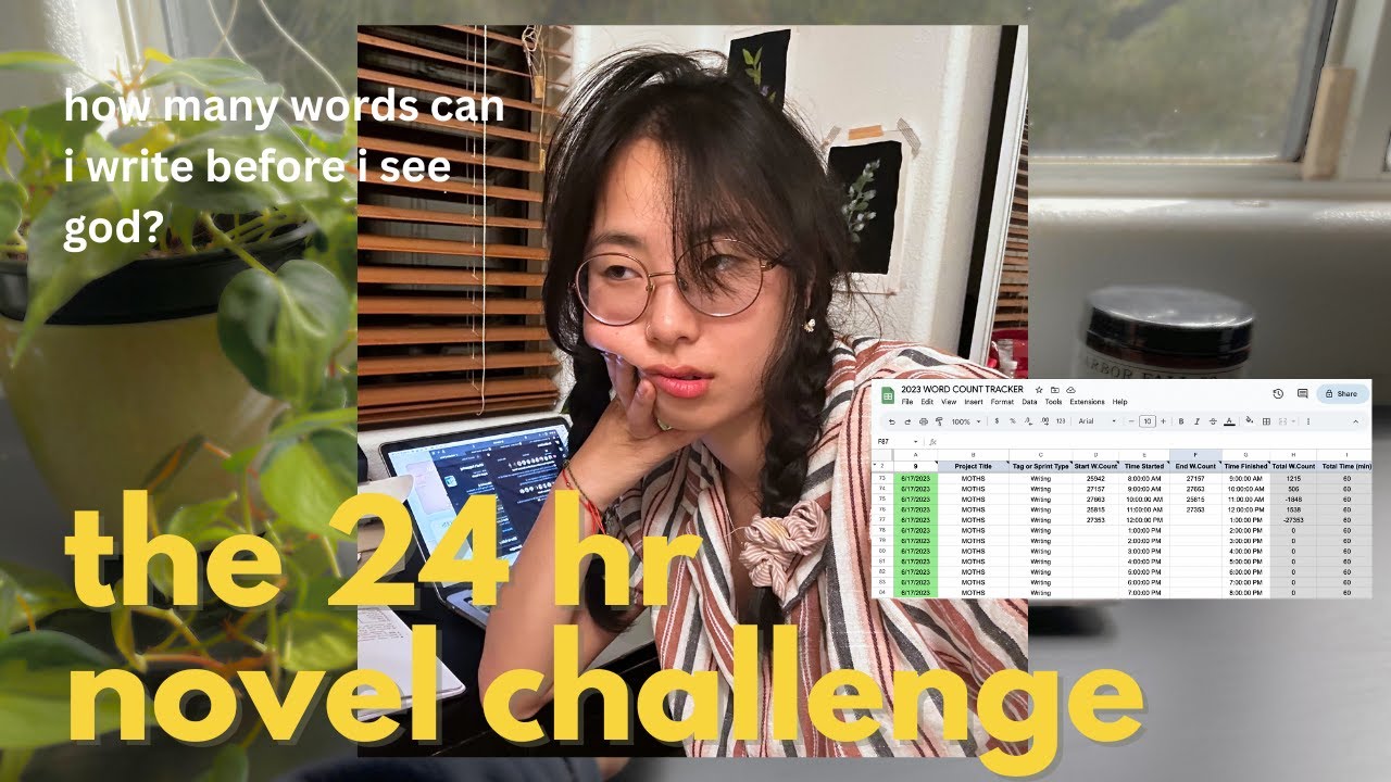 😵‍💫 i tried to write for 24 hours // the 24 hour novel challenge - YouTube