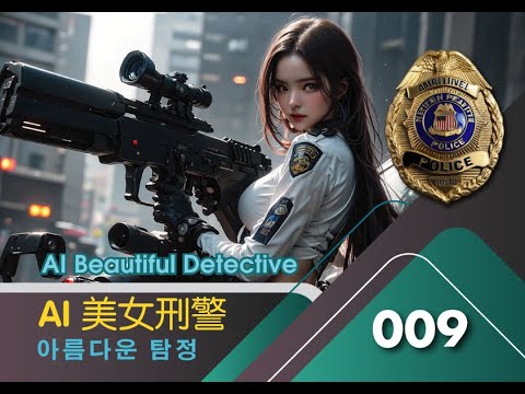 AI Police 009 美しい警察官 AI美女刑警 - YouTube