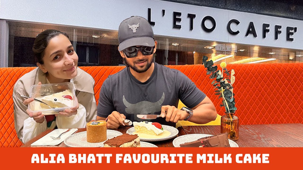 Leto Cafe | Alia Bhat Favourite Milk Cake | its worth? - YouTube